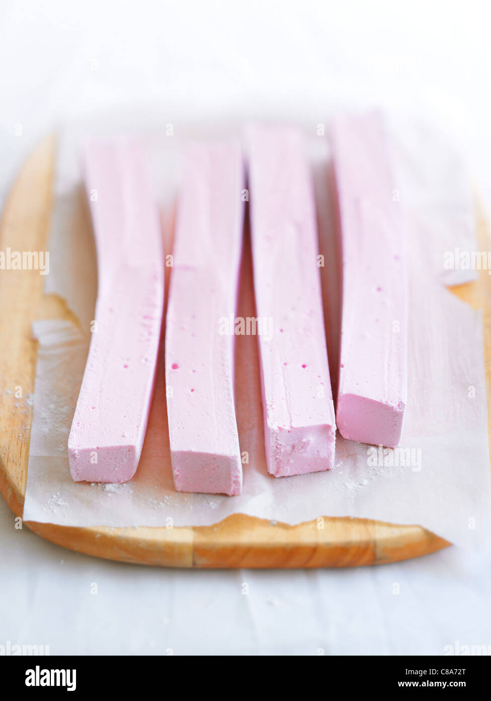 Rose water-flavored marshmallows Stock Photo - Alamy