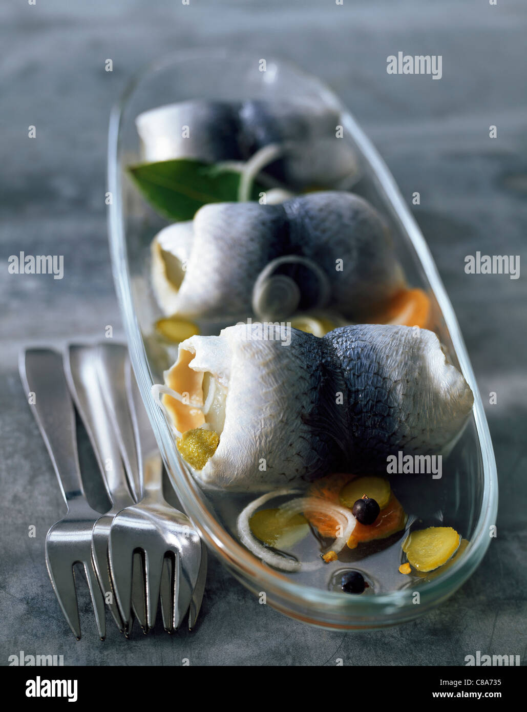 Rollmops gherkin hi-res stock photography and images - Alamy