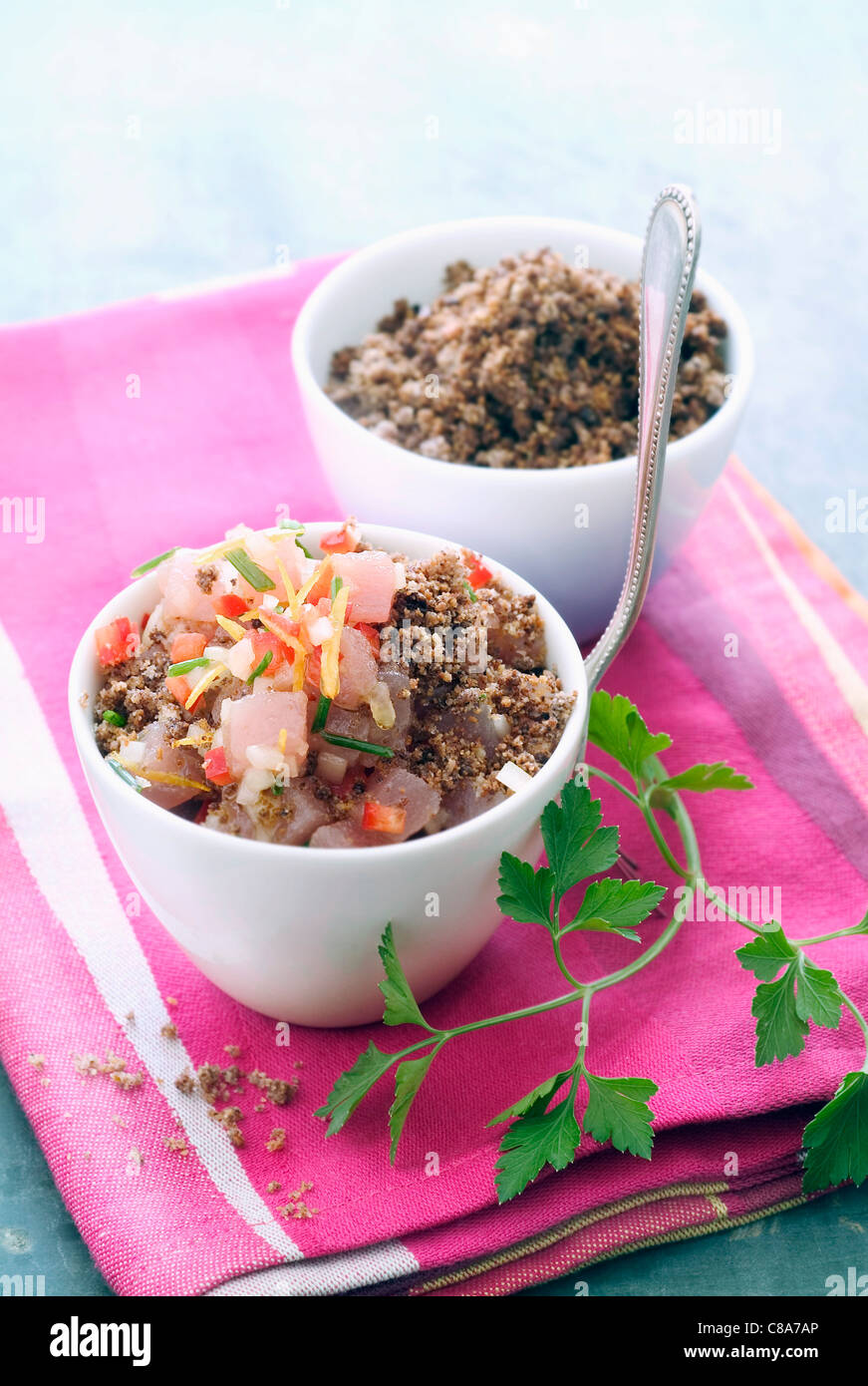 Tomato savoury crumble hi-res stock photography and images - Alamy