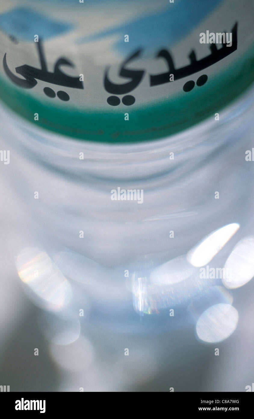 Bottle of Moroccan water Stock Photo - Alamy