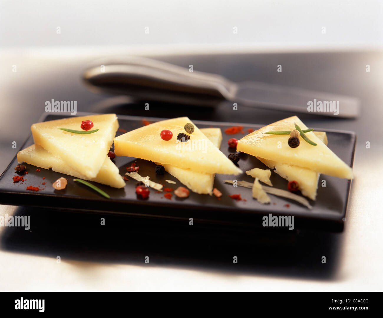 Basque ewe's cheese Stock Photo - Alamy