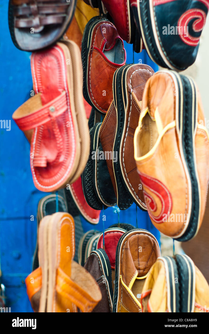 handmade leather shoes Stock Photo - Alamy