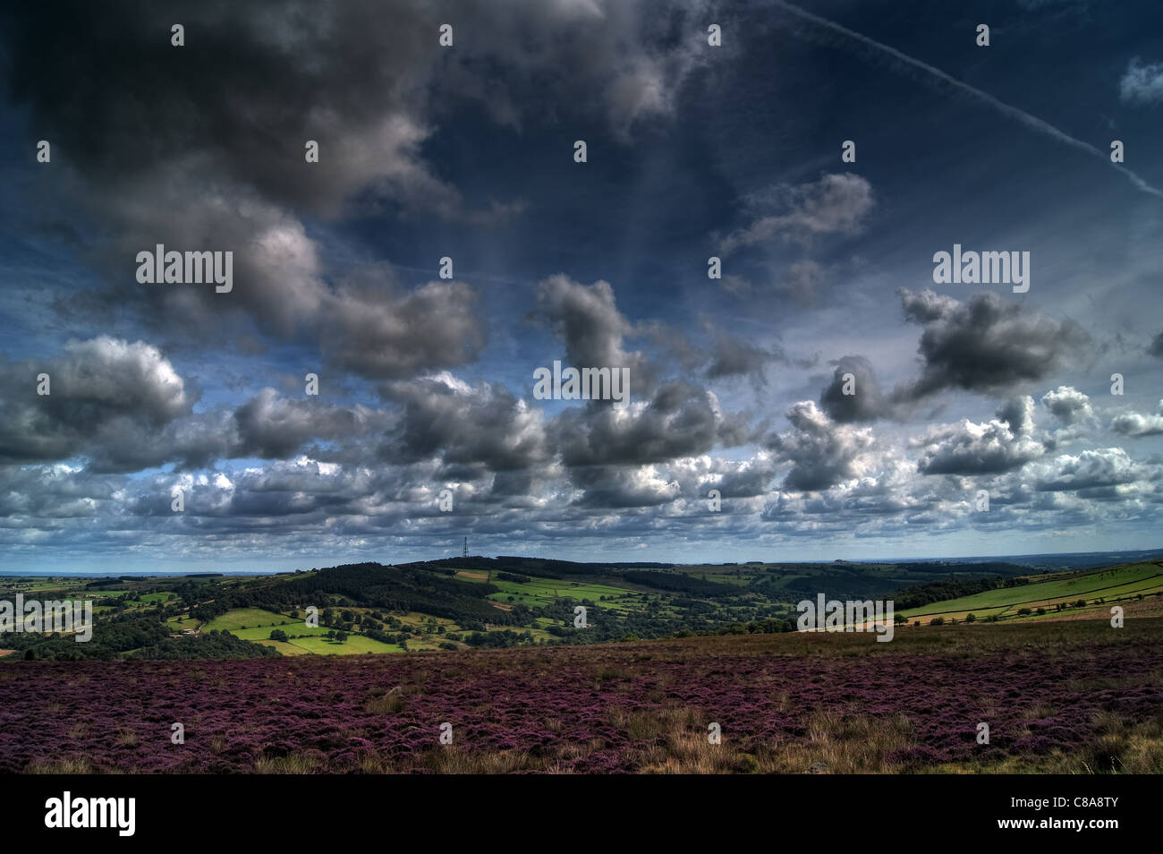 Yorkshire Moors landscape Stock Photo - Alamy