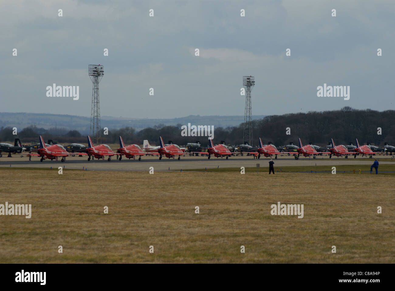 RAF Red Arrows Stock Photo - Alamy