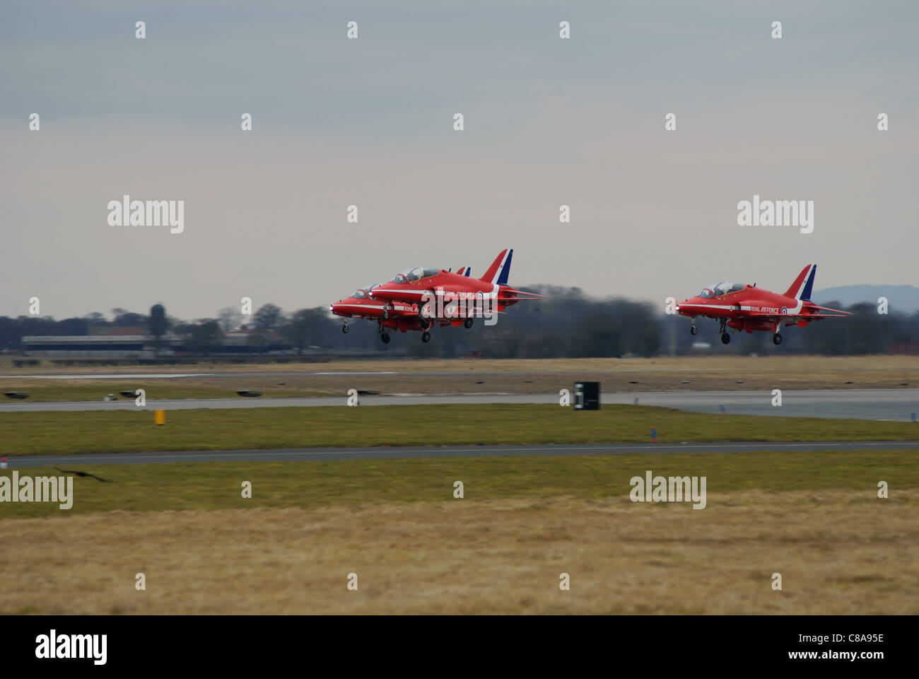 RAF Red Arrows Stock Photo - Alamy