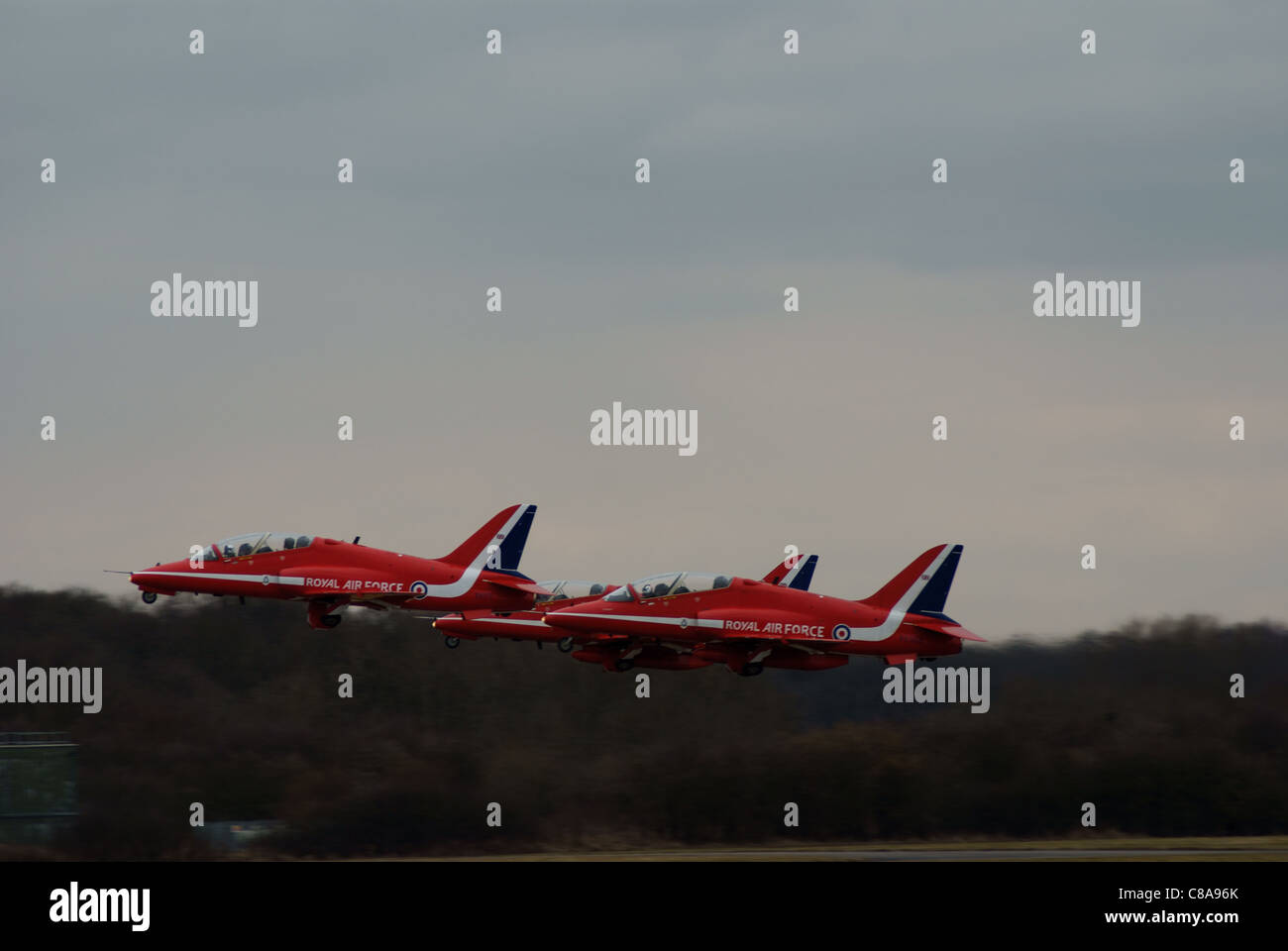 RAF Red Arrows Stock Photo - Alamy
