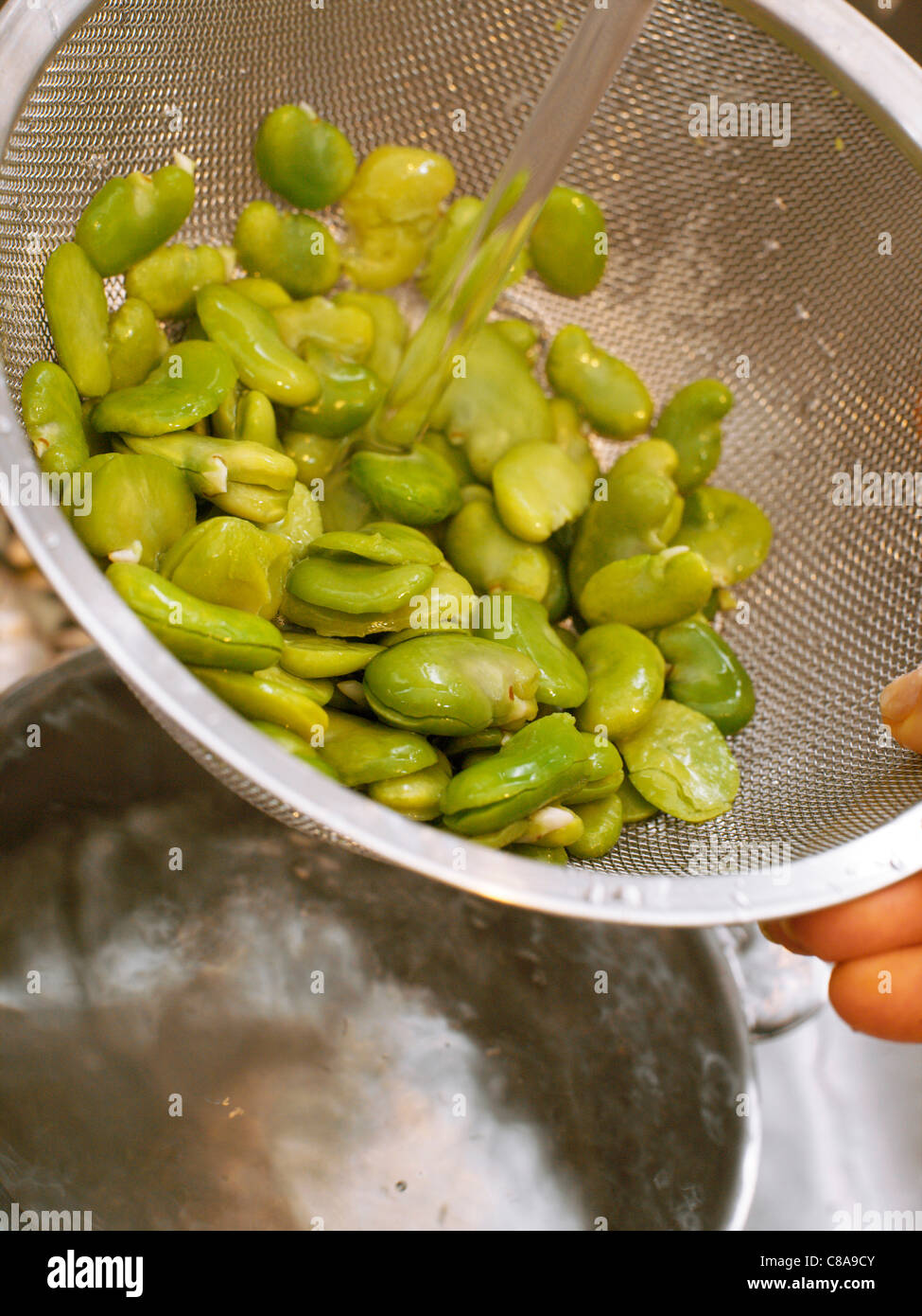 Blanching water hi-res stock photography and images - Alamy