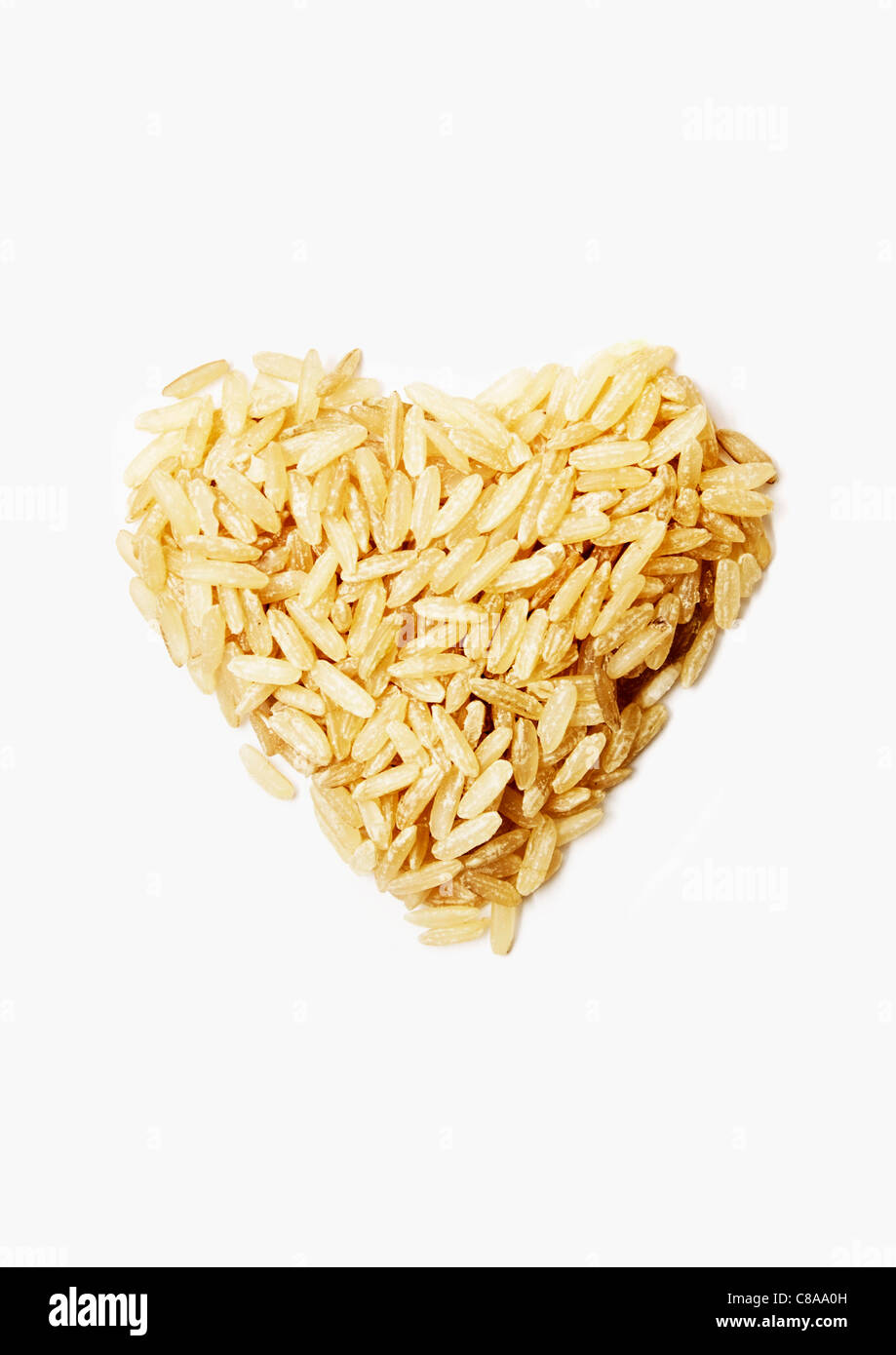 Rice heart shape Cut Out Stock Images & Pictures - Alamy