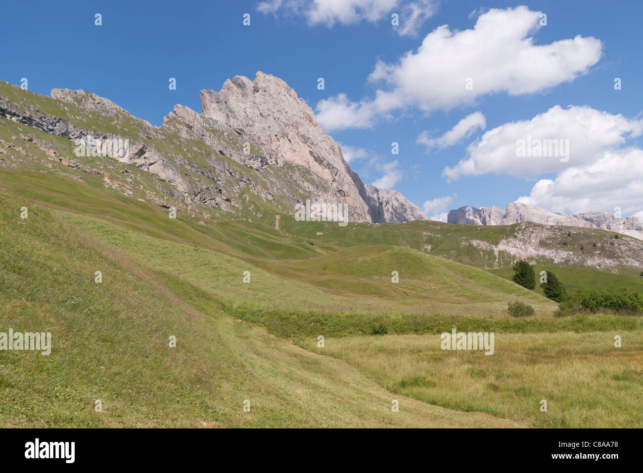 Alpine landscape: a summer day in italian Dolomites Stock Photo - Alamy