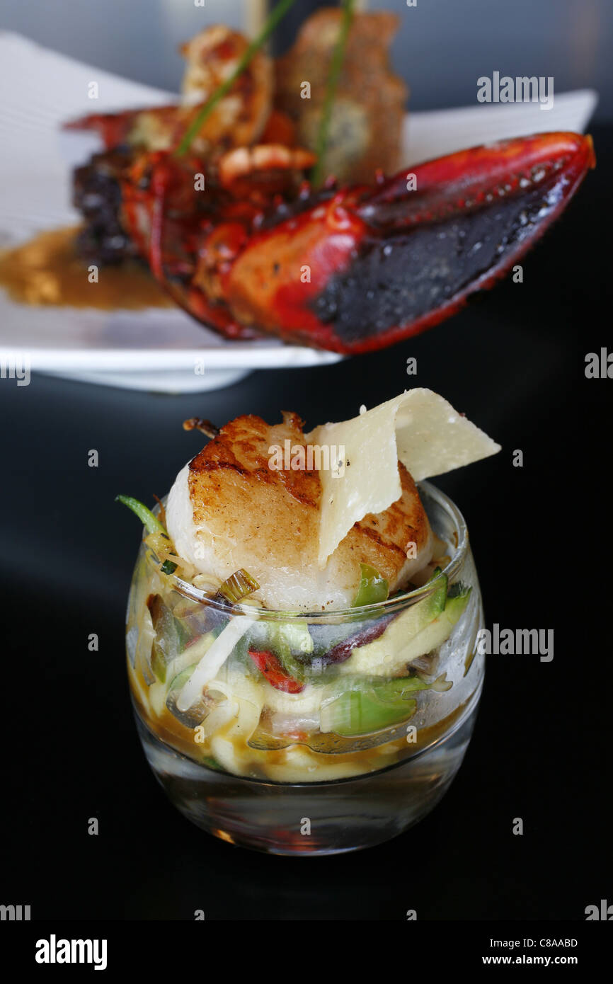 Lobster and vegetable verrine hi-res stock photography and images - Alamy