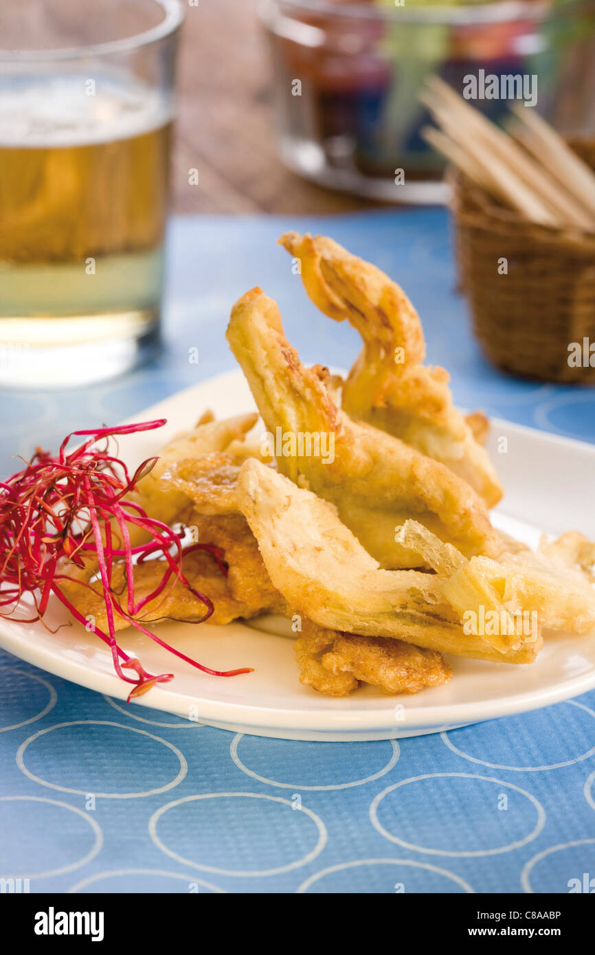 Green fritters hi-res stock photography and images - Alamy