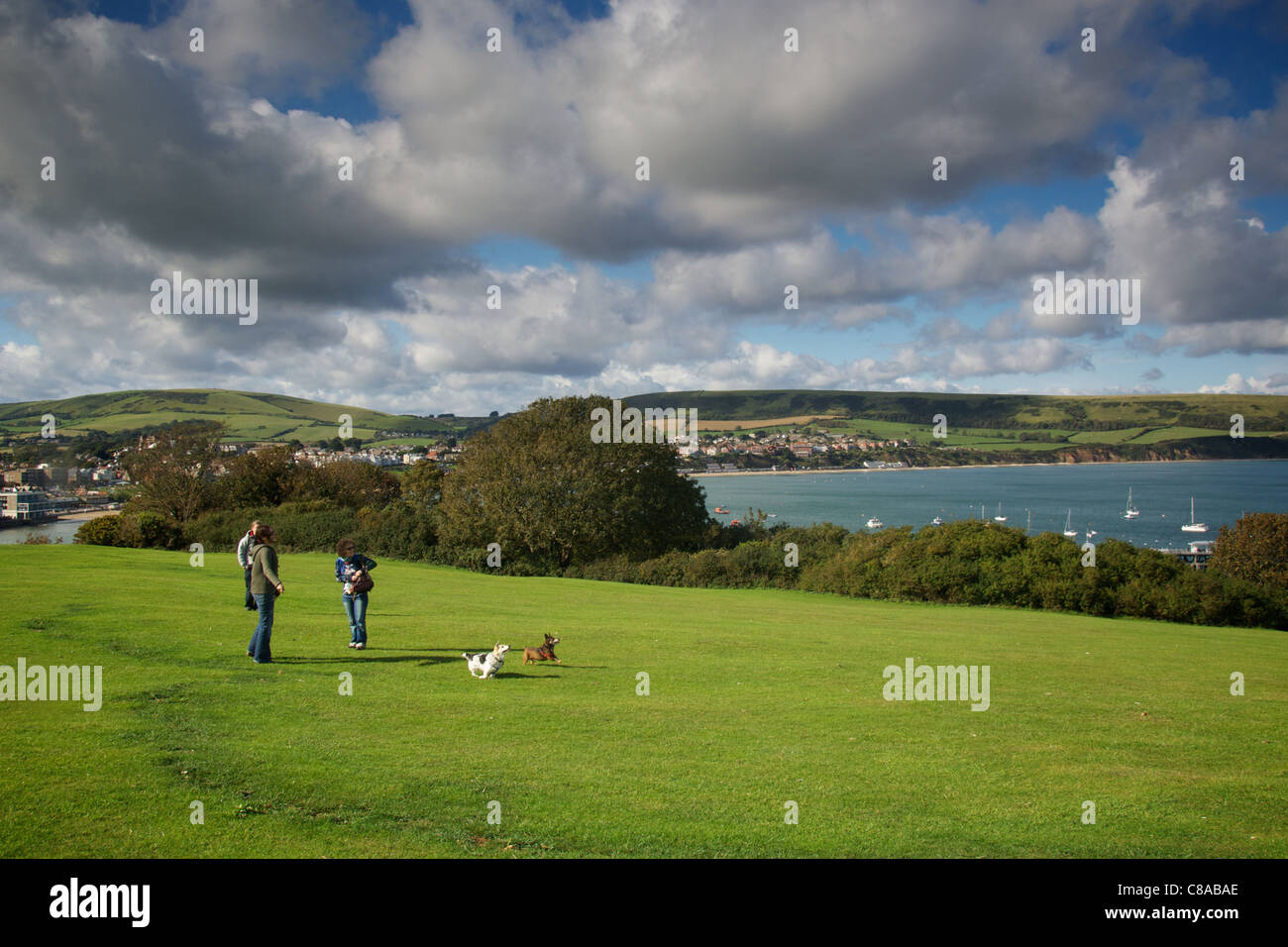 Swanage Bay from Peveril Point, Dorset Stock Photo - Alamy