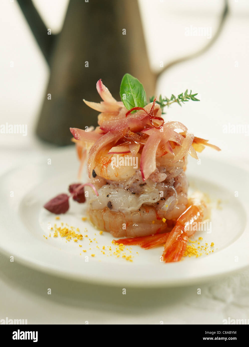 Esqueixada,Catalana cod salad Stock Photo - Alamy