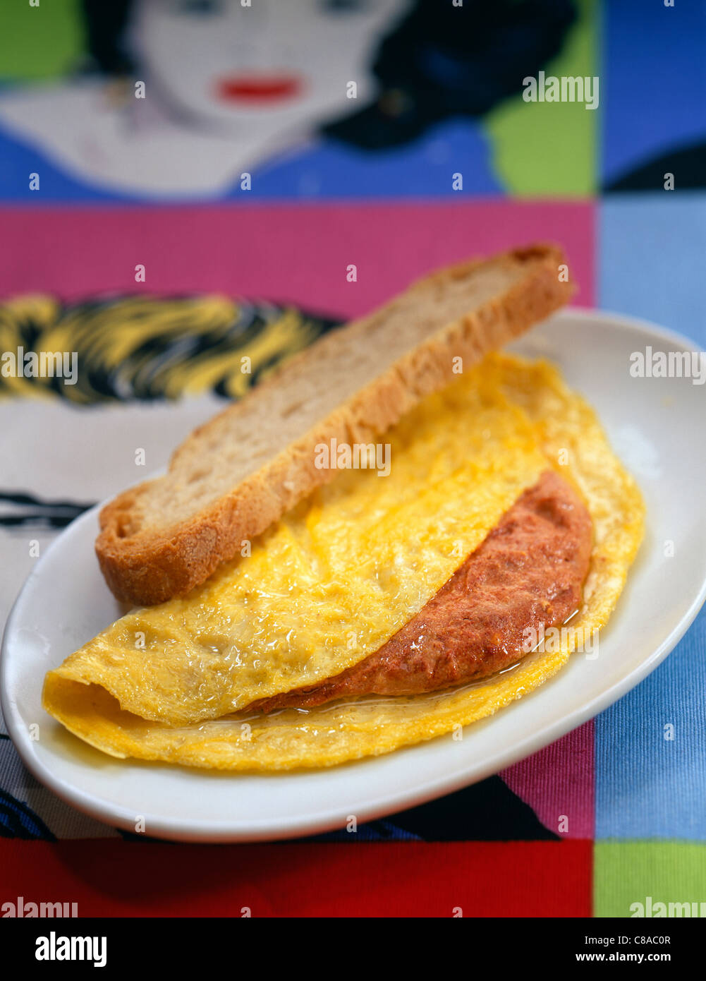 Open omelette hi-res stock photography and images - Alamy