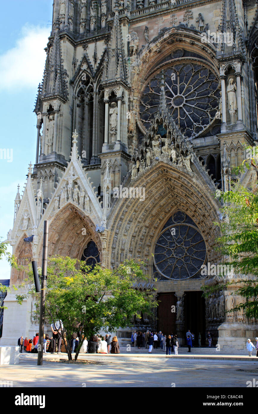 Notre-Dame de Reims (Our Lady of Reims) is the Roman Catholic cathedral ...