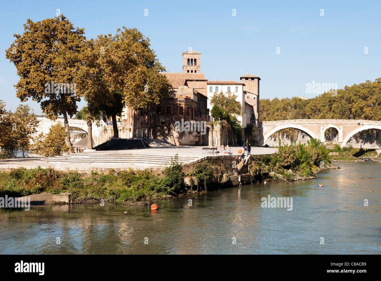 Tiber Island - Rome, Italy Stock Photo - Alamy
