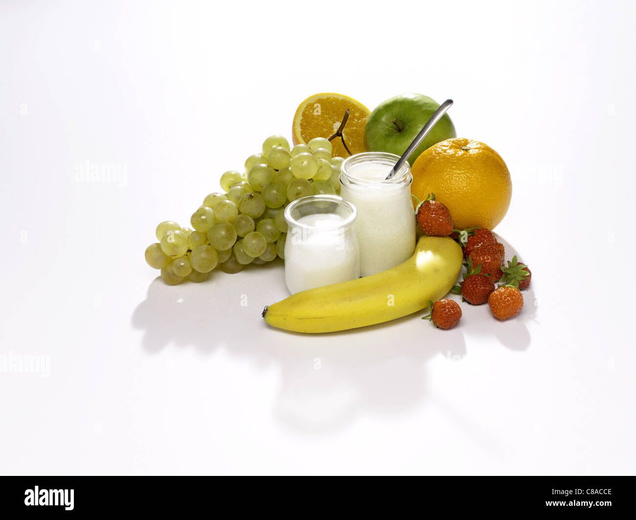 Summer fruit yoghurts hi-res stock photography and images - Alamy