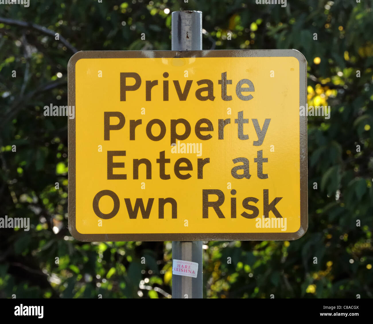 Private Property Enter High Resolution Stock Photography and Images - Alamy