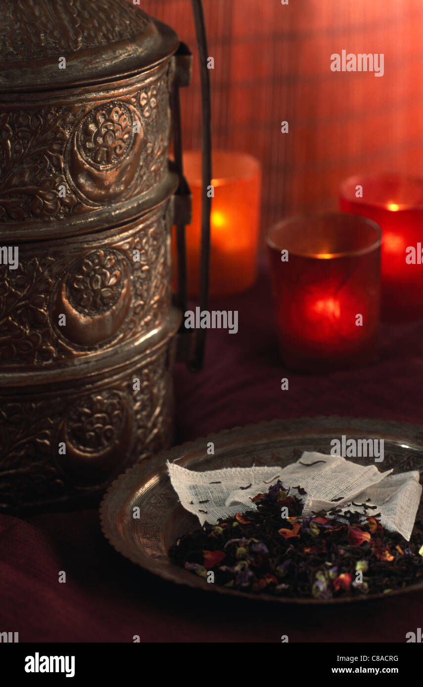 Mixed spices for tea Stock Photo - Alamy