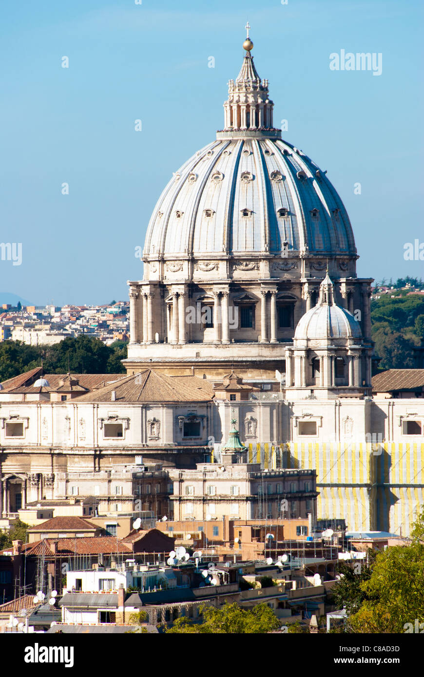 St. Peter's Dome - Rome,Italy Stock Photo - Alamy