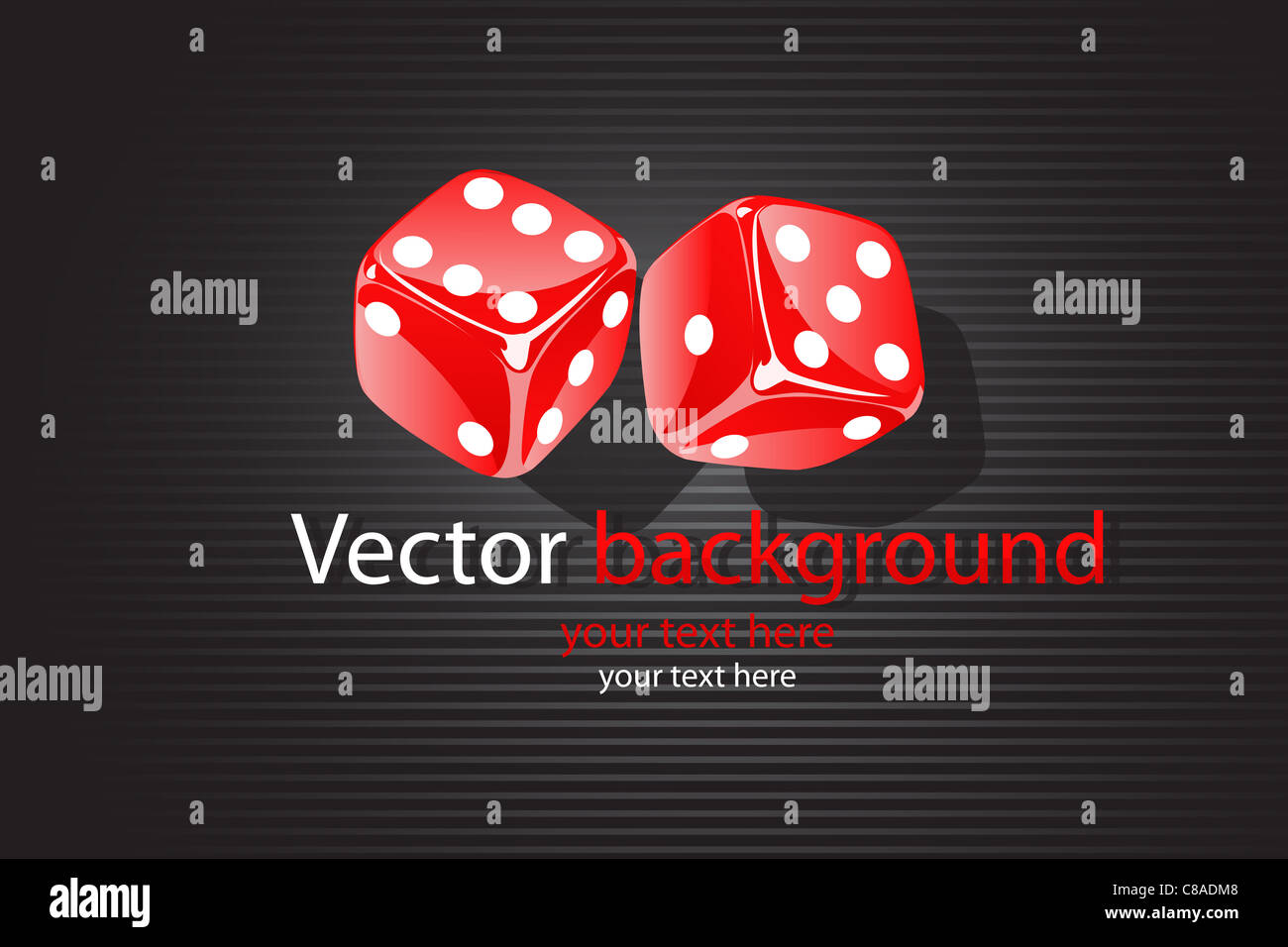 illustration of vector background with dice Stock Photo - Alamy