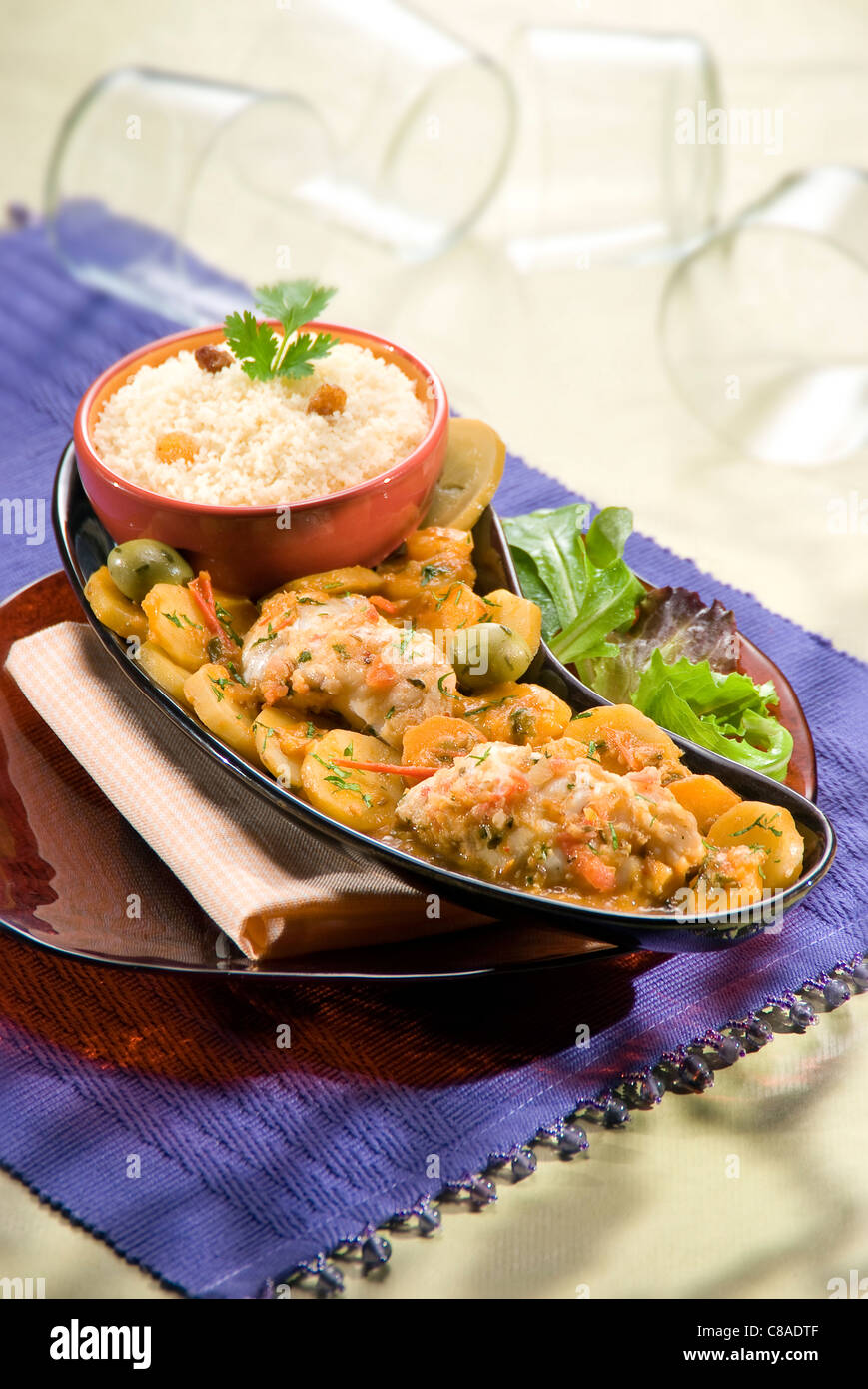 Potato and tomato tajine hi-res stock photography and images - Alamy