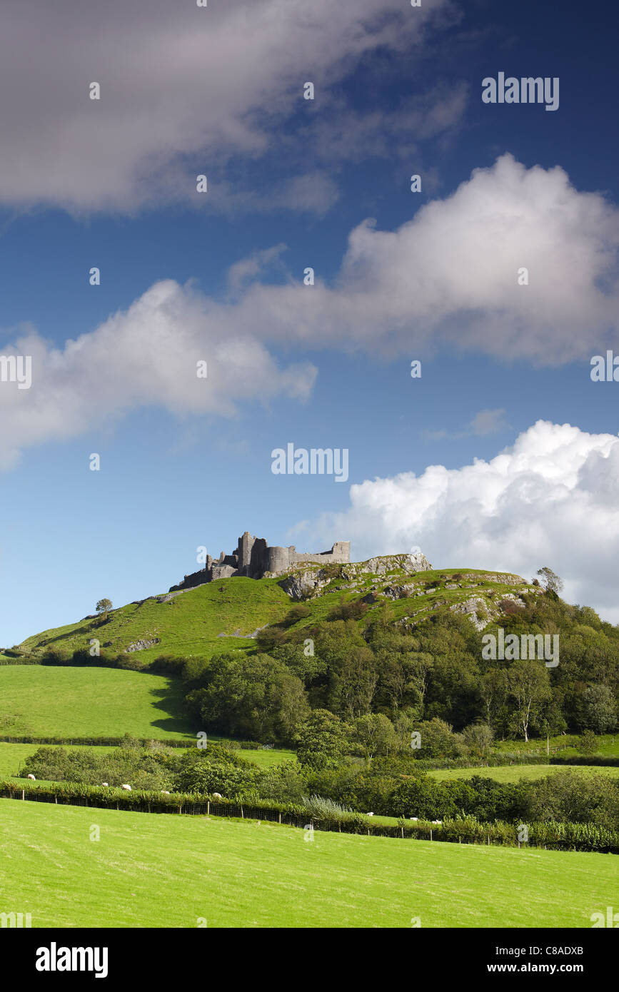 Carreg Cennen Castle, Carmarthenshire, Wales, UK Stock Photo - Alamy