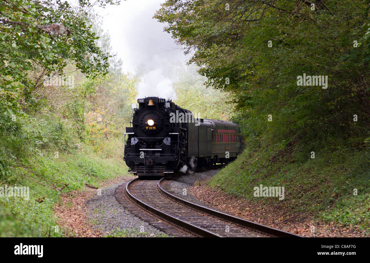 Steam Train Cuyahoga Valley Stock Photo - Alamy