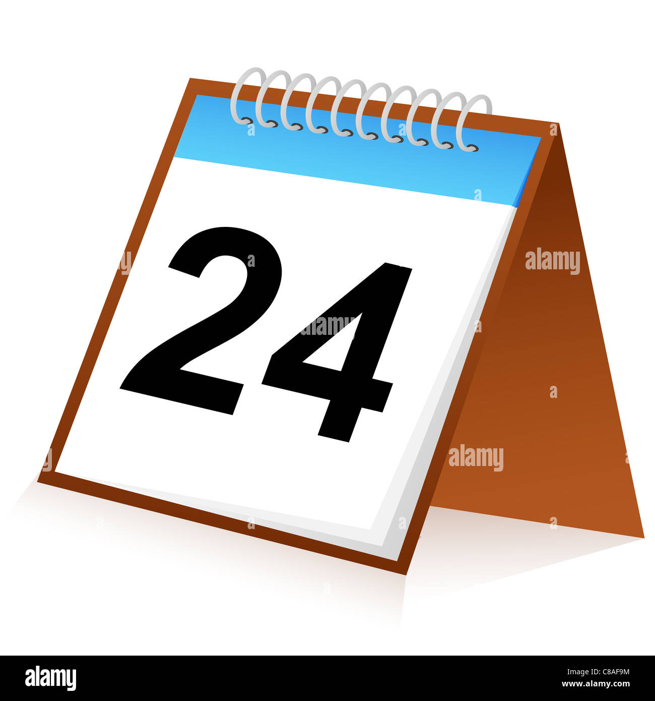 illustration of calender sign on white background Stock Photo - Alamy