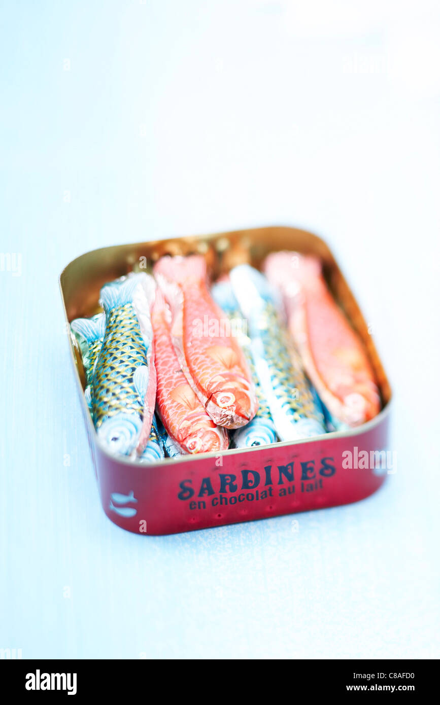 Chocolate fish candy hi-res stock photography and images - Alamy