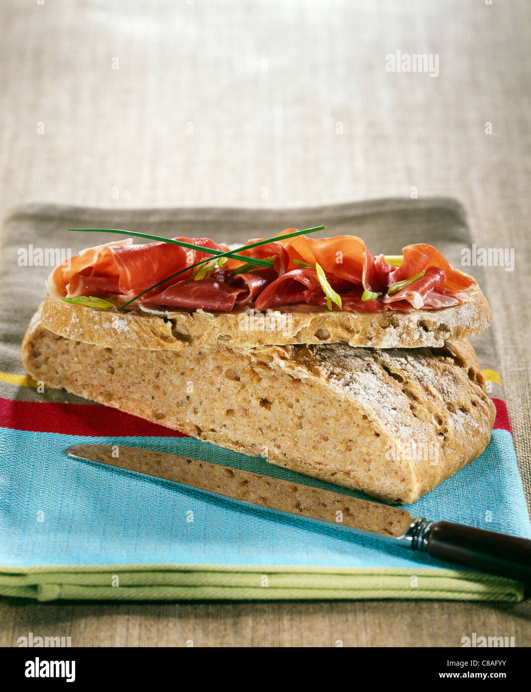 Natural leavened rustic bread Stock Photo - Alamy