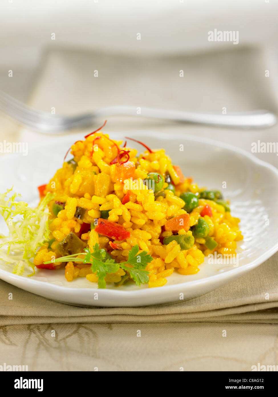 Yellow risotto hi-res stock photography and images - Alamy