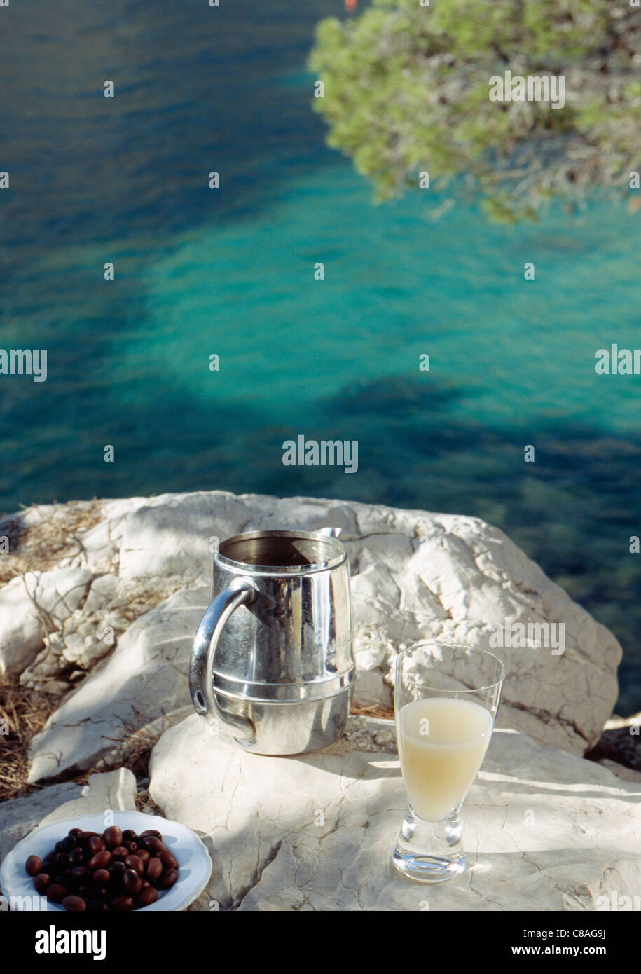 Pastis olive hi-res stock photography and images - Alamy