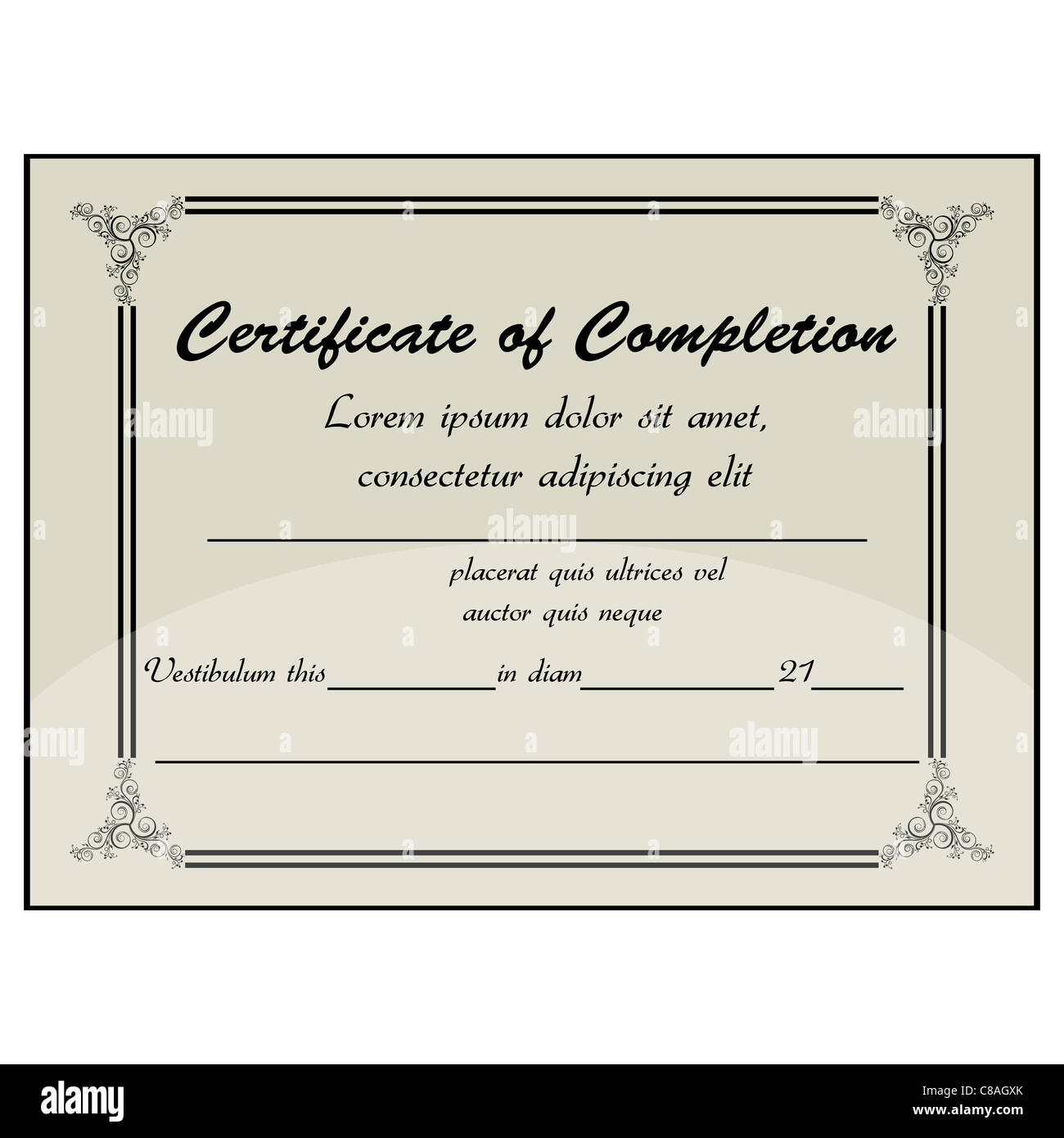 Completion message hi-res stock photography and images - Alamy