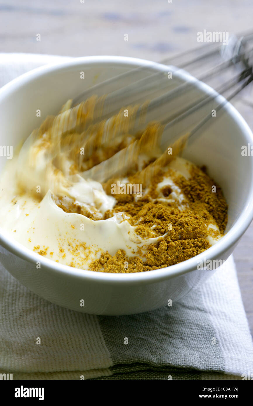 Preparing curry sauce hi-res stock photography and images - Alamy