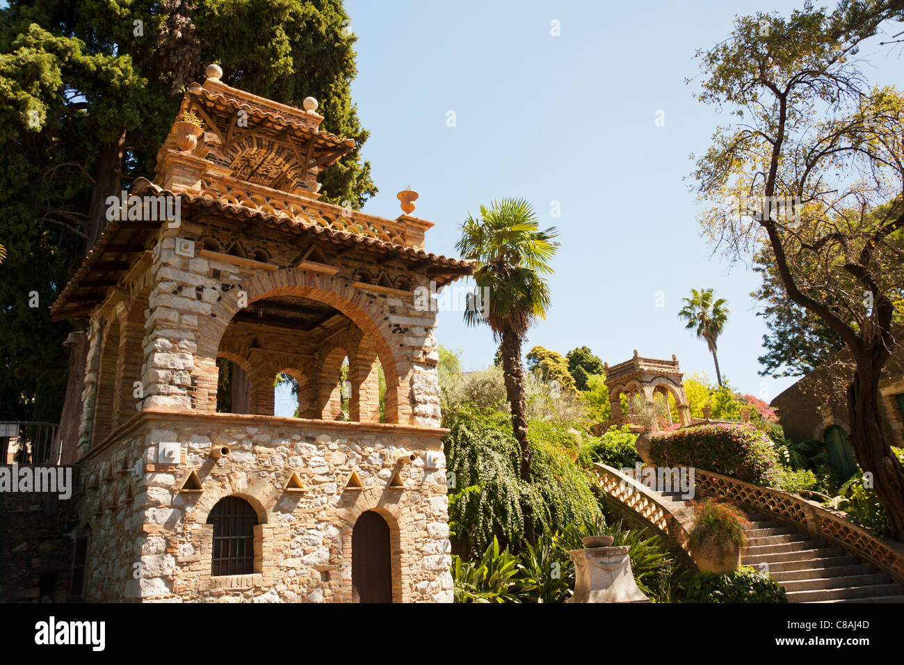 A building in Trevelyan Public Gardens, Villa Comunale, Via Bagnoli ...