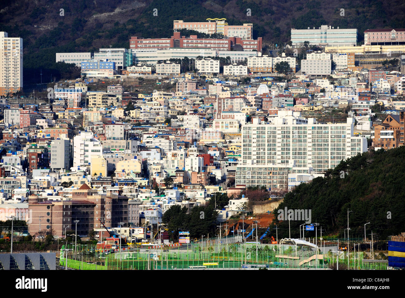 Buildings at Busan, South Korean Stock Photo - Alamy