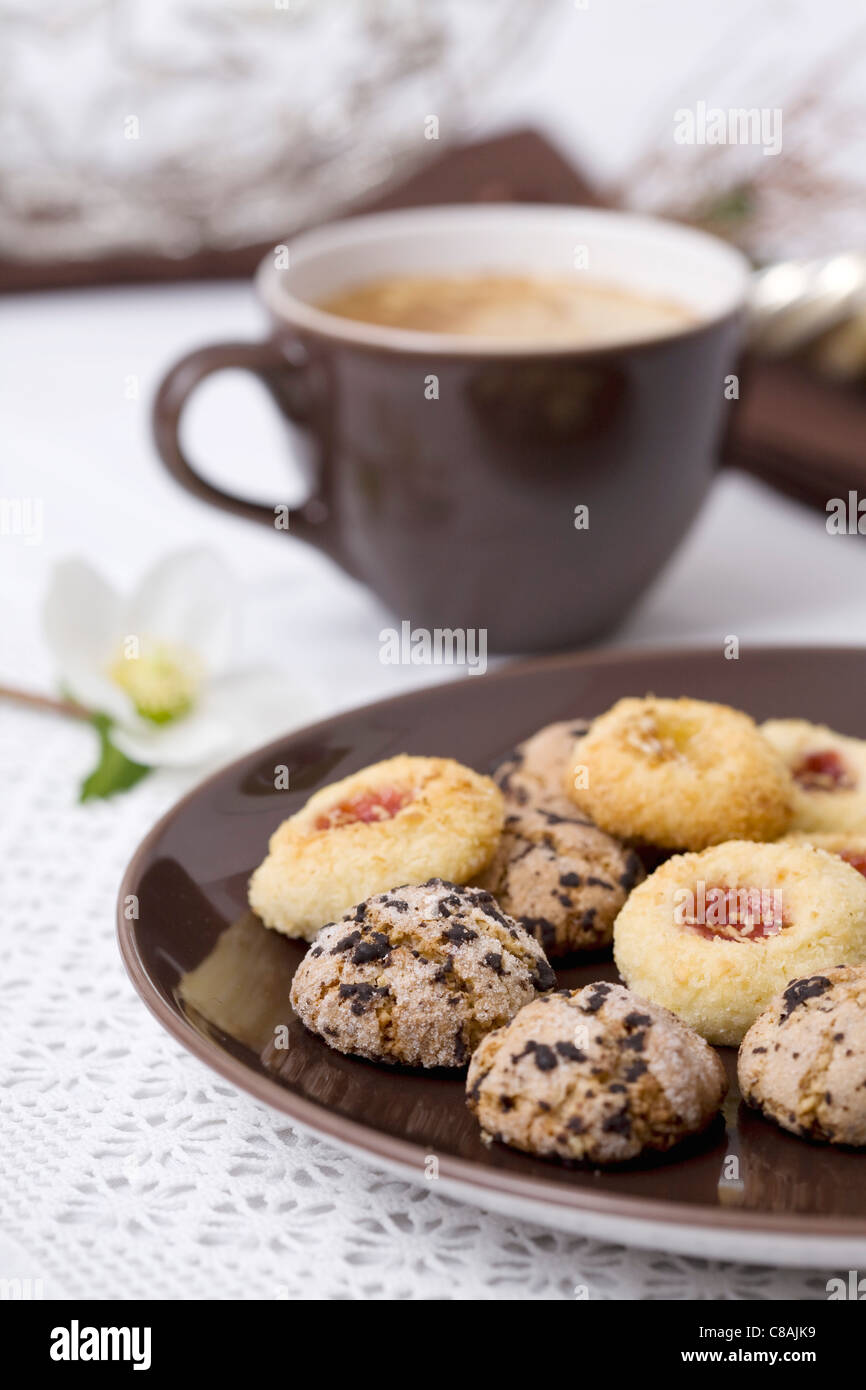 Biscuits And Coffee High Resolution Stock Photography and Images - Alamy
