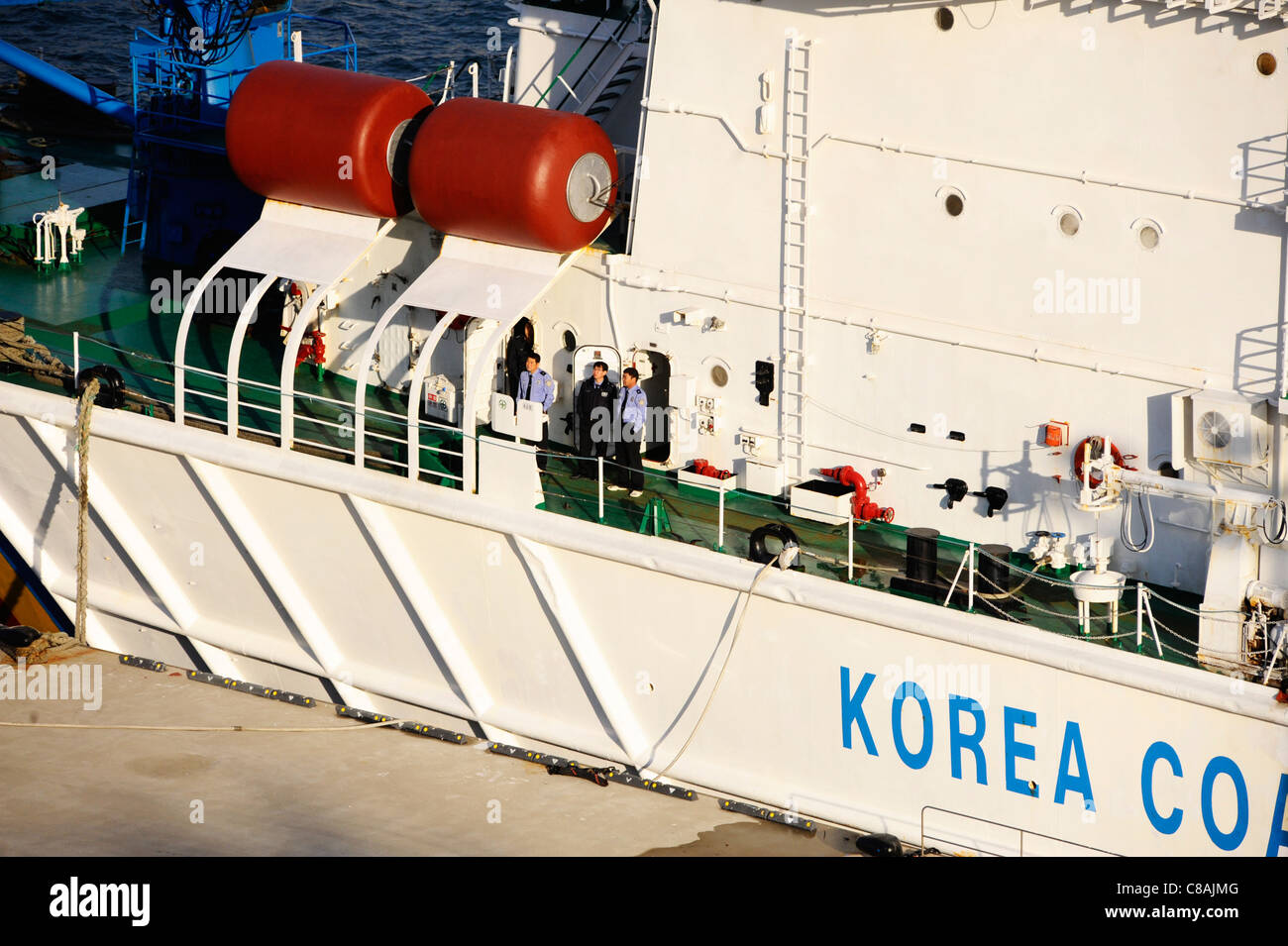Korean coast guard hi-res stock photography and images - Alamy