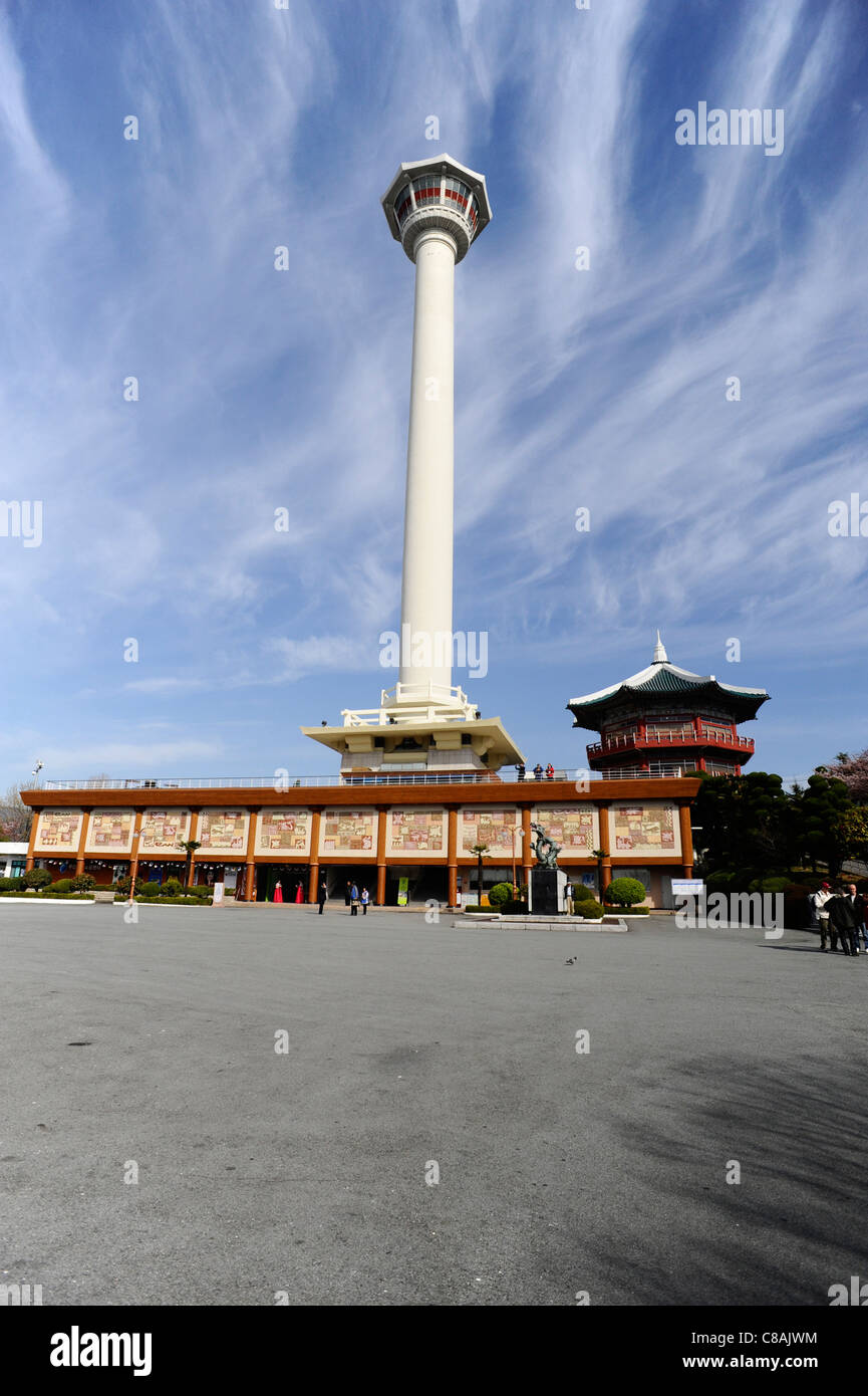 Busan tower yongdusan park busan hi-res stock photography and images ...