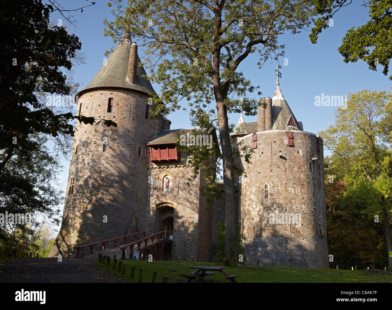Castell Coch, (Red Castle), Tongwynlais, Wales, UK Stock Photo - Alamy