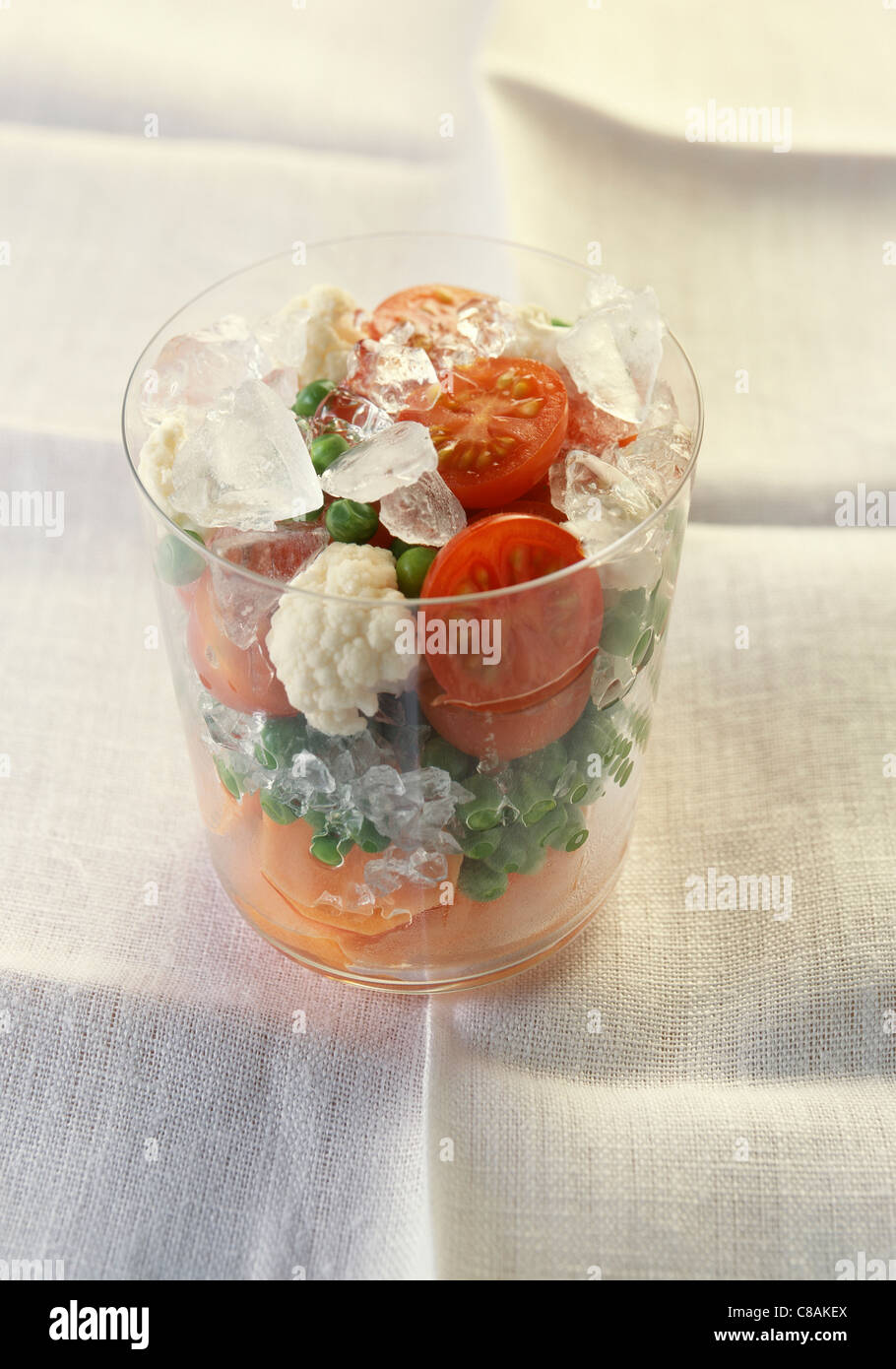 Chilled vegetable salad Stock Photo - Alamy