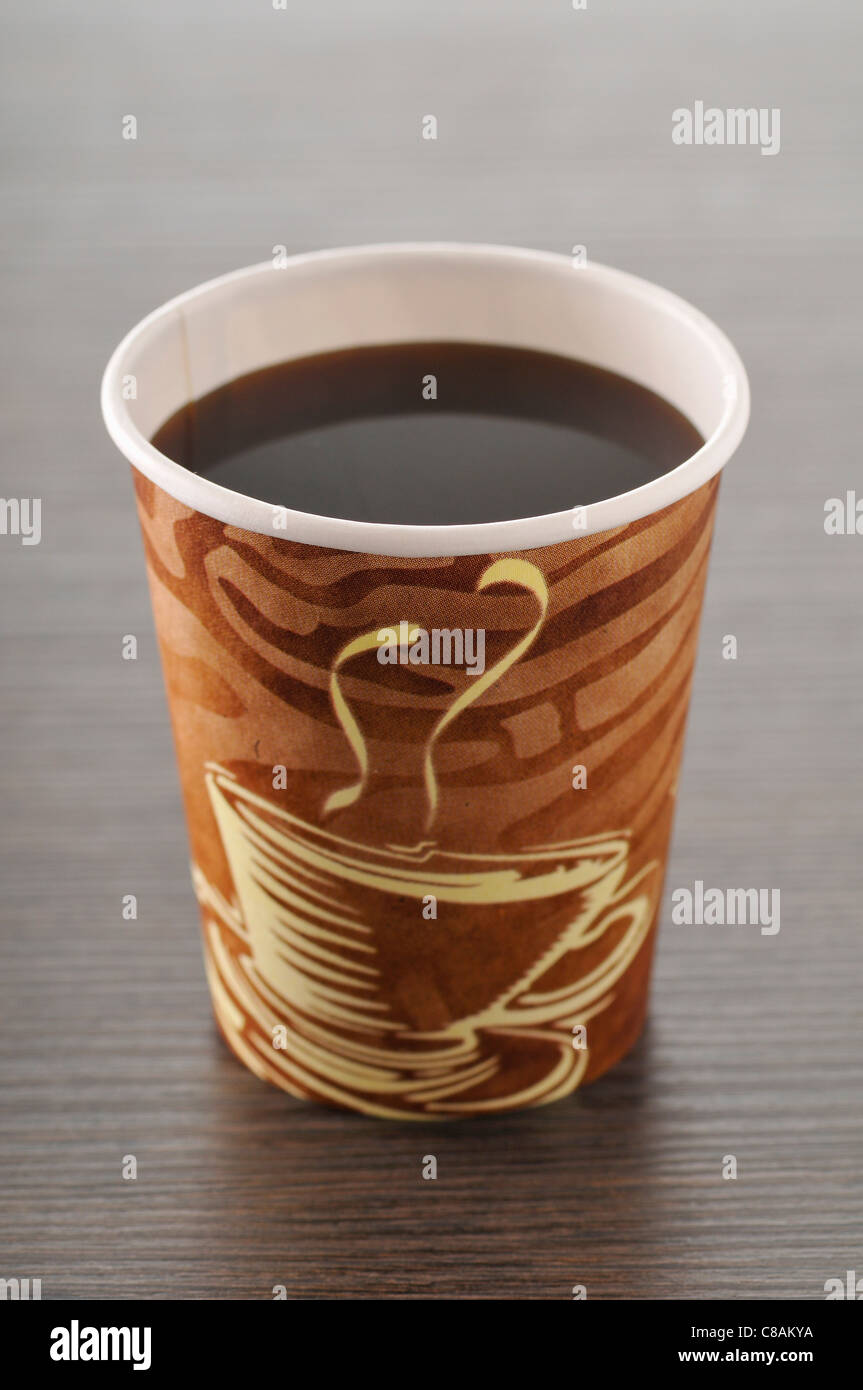 Paper cup of coffee Stock Photo - Alamy