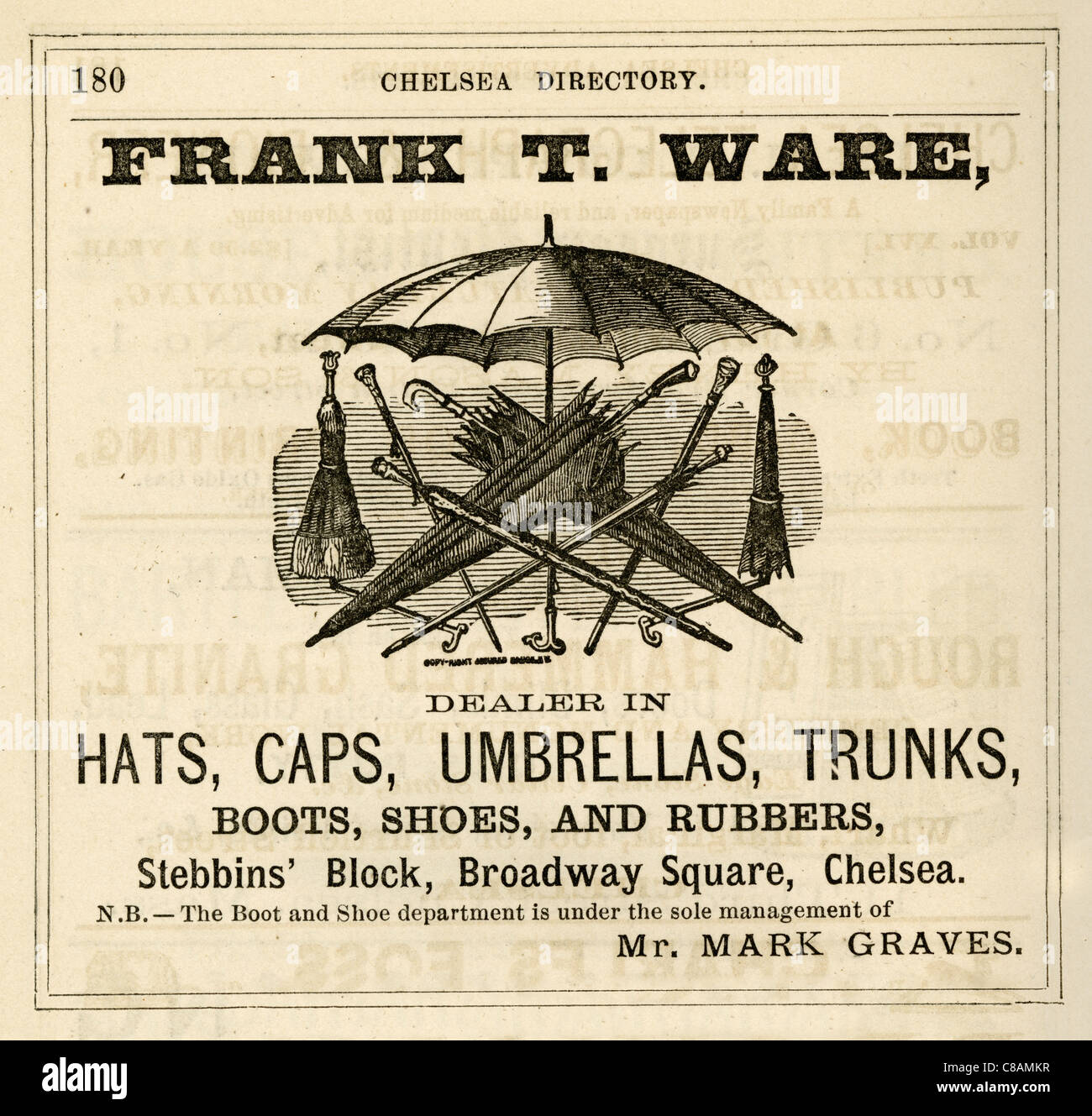 Victorian newspaper advertisements hi-res stock photography and images ...