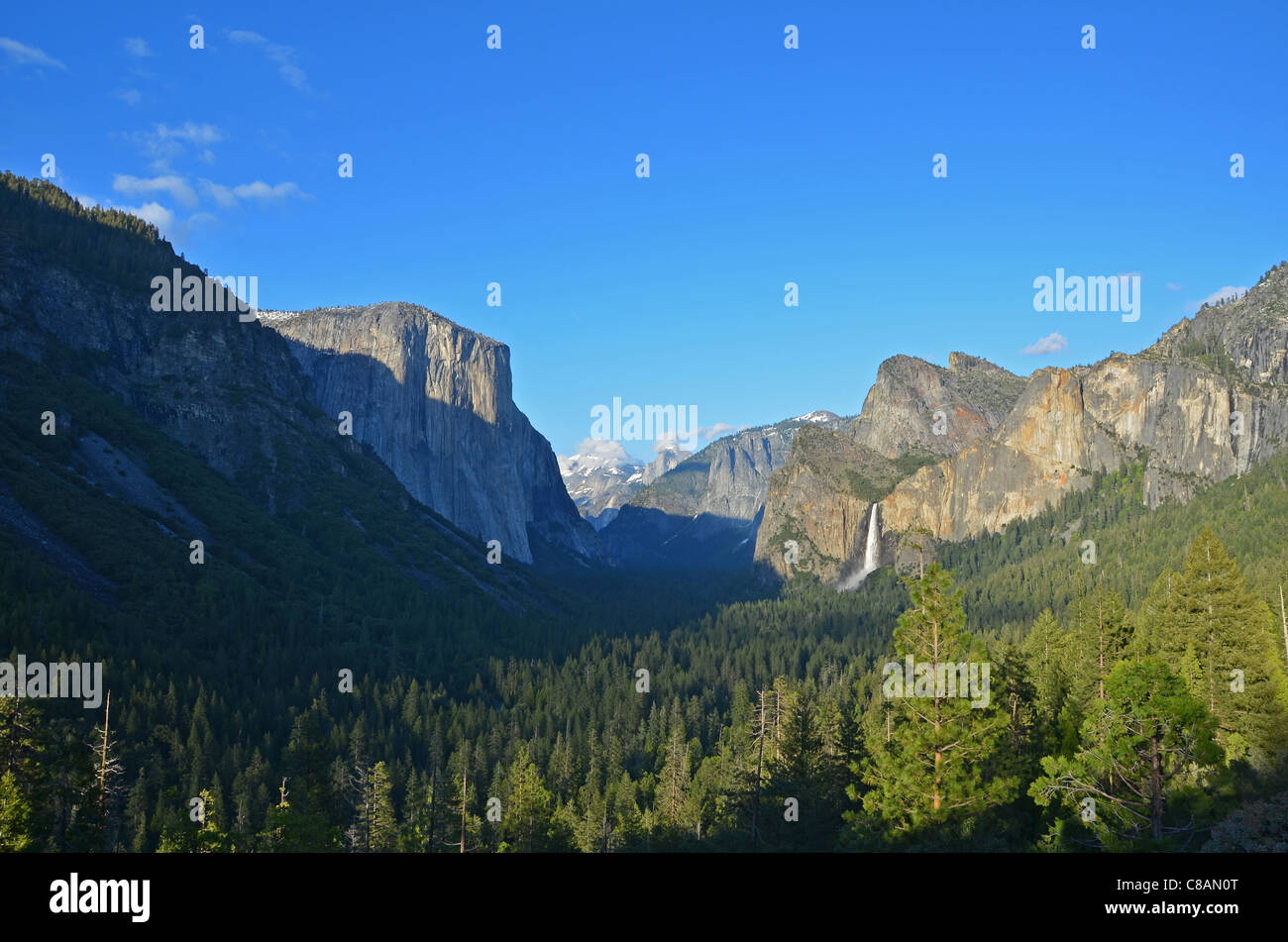 Tunnel View in Yosemite California Stock Photo - Alamy