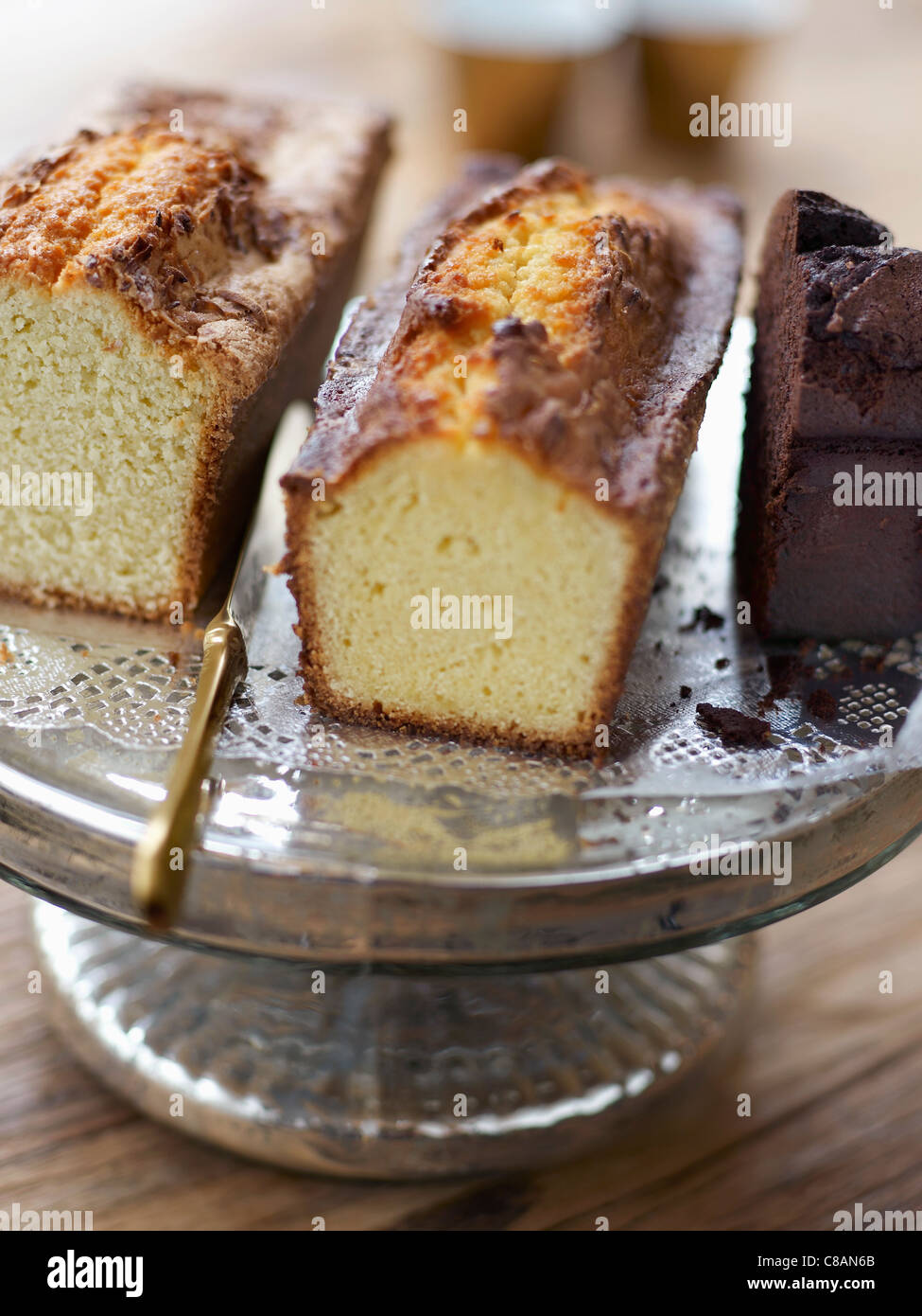 Three loaf cakes Stock Photo - Alamy