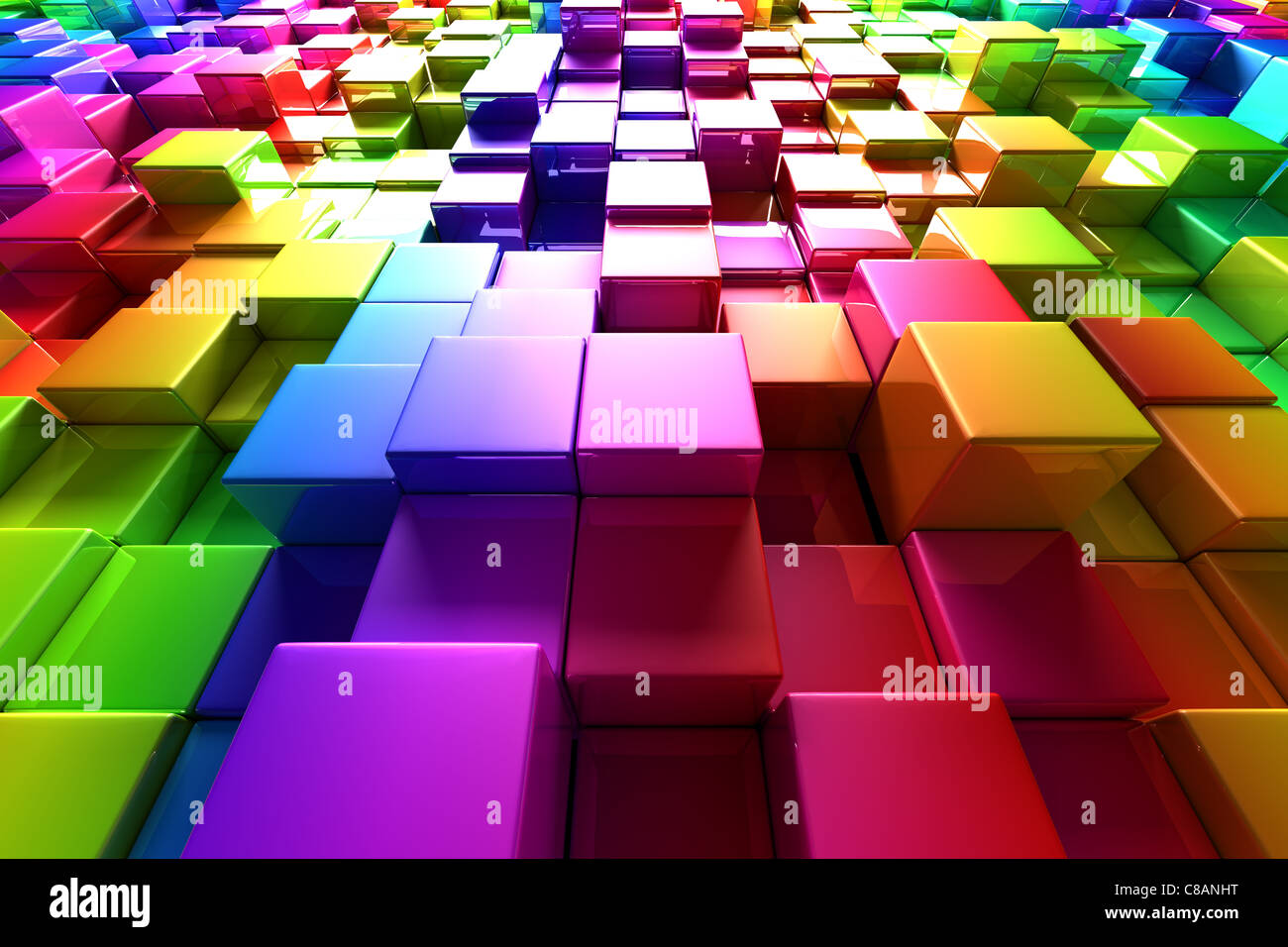 Colorful cubes Stock Photo - Alamy Colorful cubes Stock Photo - Alamy