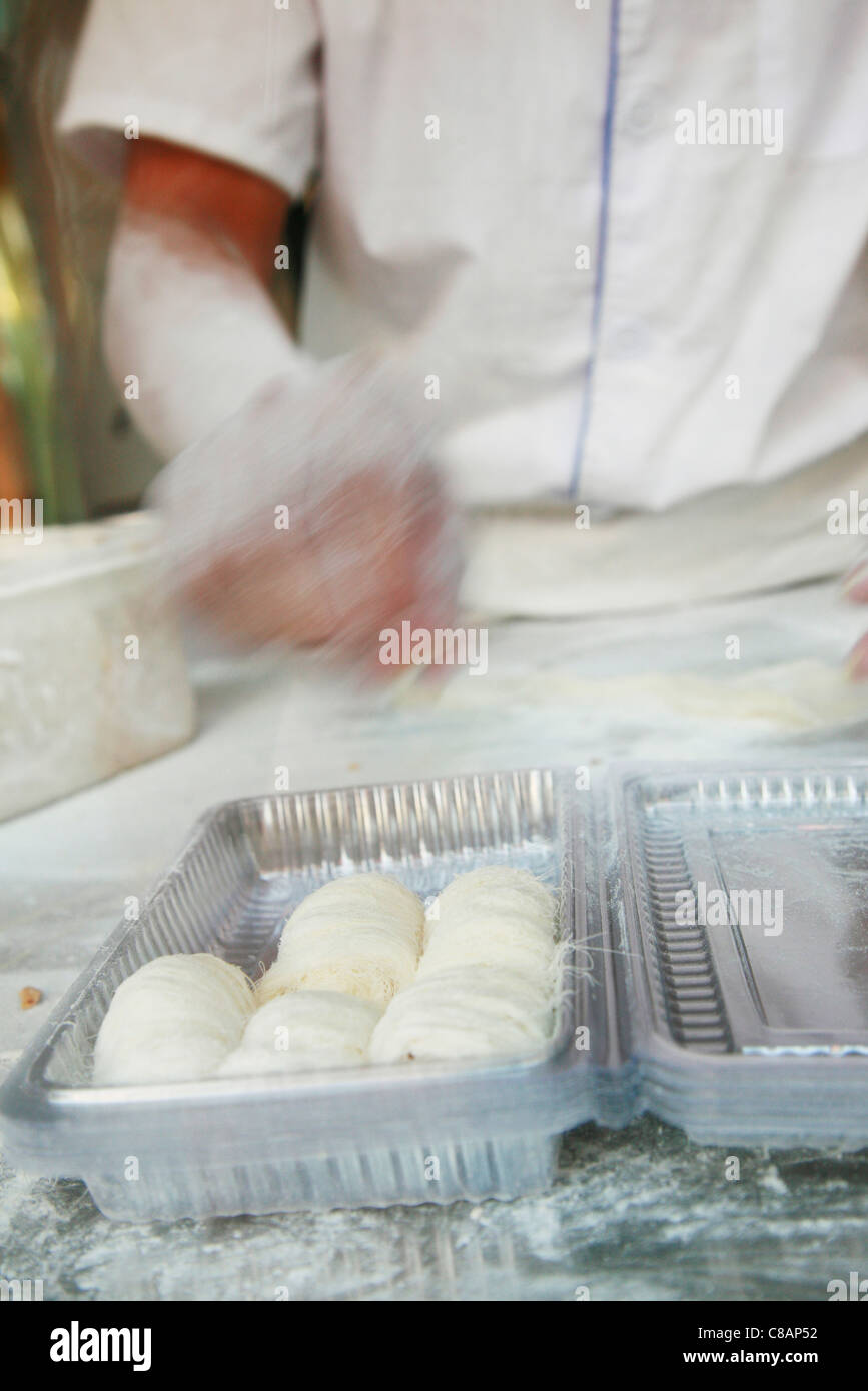 Rice vermicelli cookies Stock Photo - Alamy