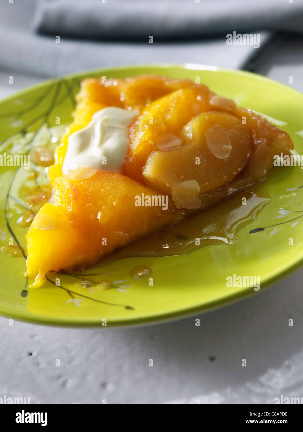 Nectarine dessert hi-res stock photography and images - Alamy