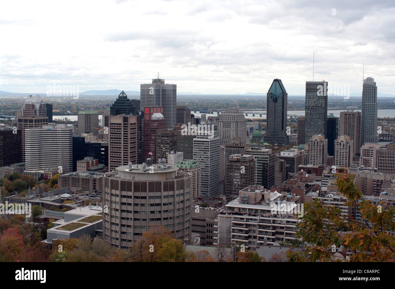 Montreal city skyline view hi-res stock photography and images - Alamy